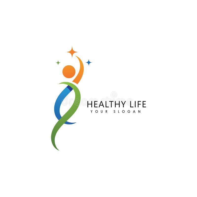 Human Character Logo Sign Illustration Vector Design. Stock Vector ...