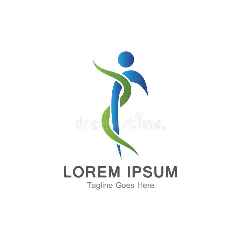 Human Character Logo Simple Illustration Design Stock Illustration ...