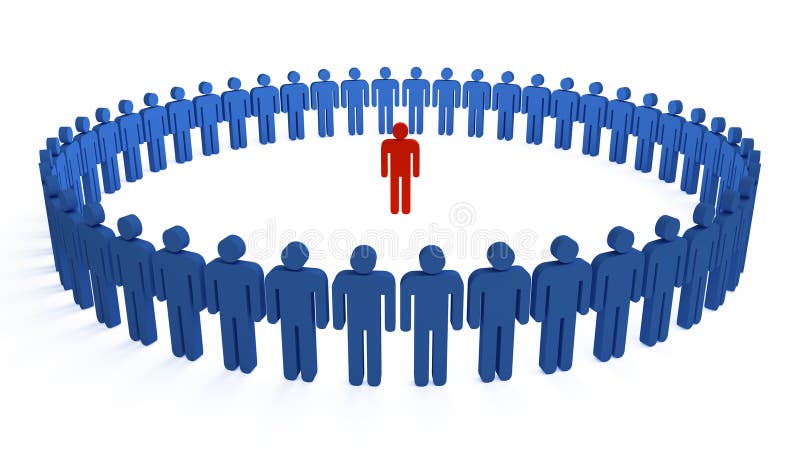 Human circle stock illustration. Illustration of friendship - 24539153