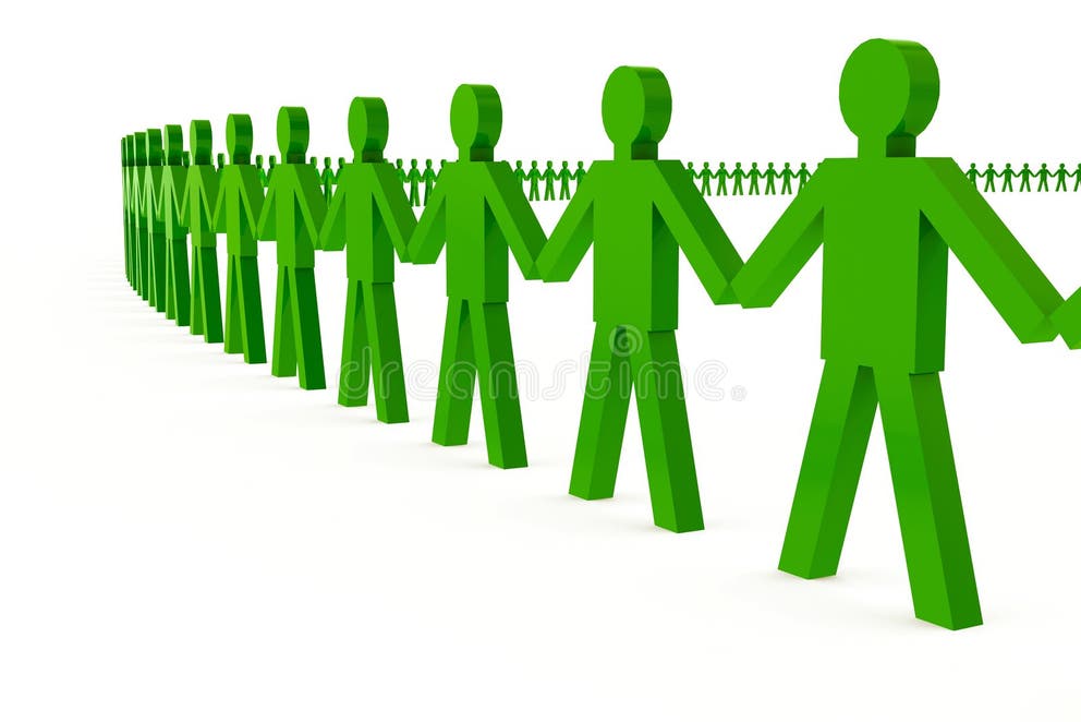Human circle stock illustration. Illustration of cooperation - 28157709