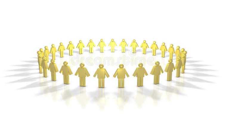 Human Circle stock illustration. Illustration of people - 7088155