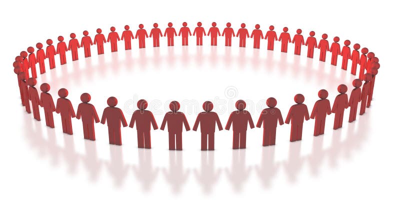 Human Circle stock illustration. Illustration of connection - 7281195