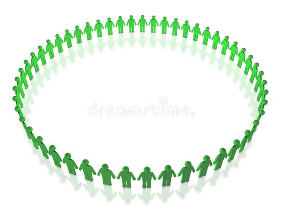 Human Circle stock illustration. Illustration of figure - 7300506