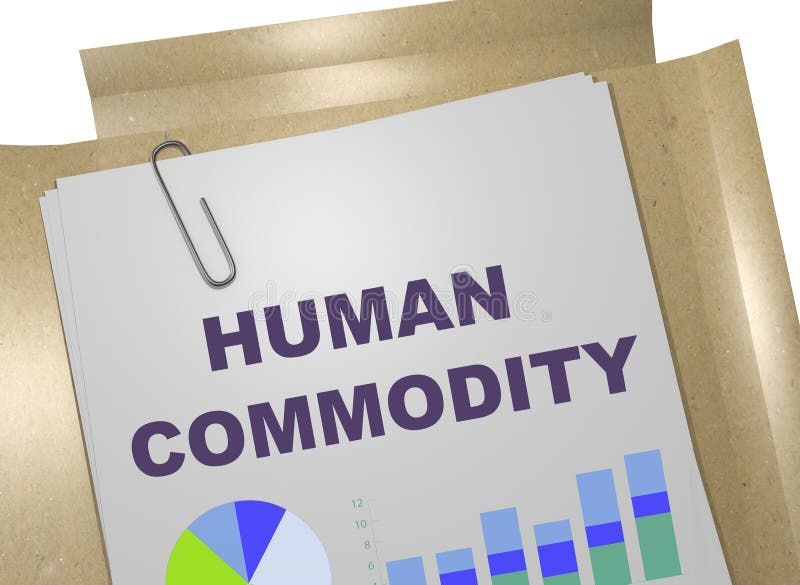 Human Commodity concept stock illustration. Illustration of merchandise ...