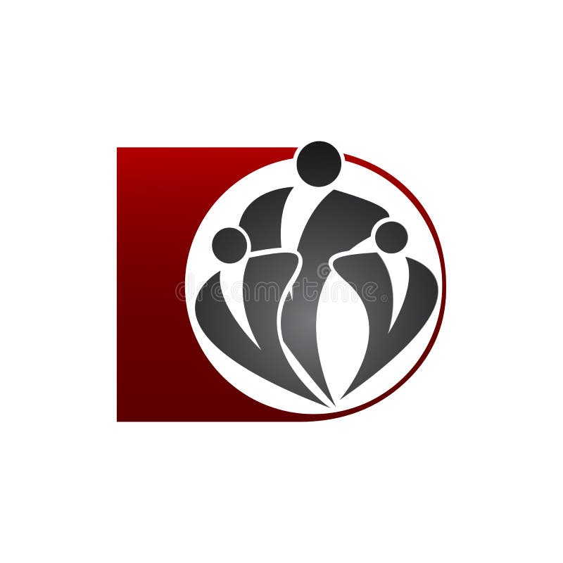 Human Community Logo Template Vector Illustration Icon Design Stock ...