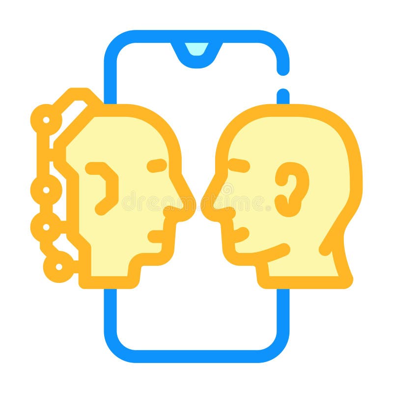 Human Computer Interaction Hci Color Icon Vector Illustration Stock ...