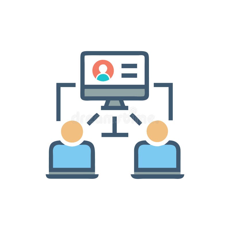 Human-Computer Interaction Technology Icon Stock Illustration ...