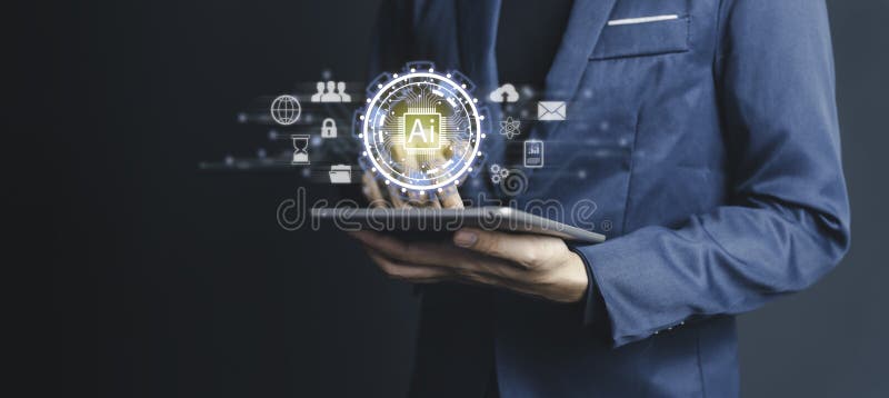 Human Connection and Artificial Intelligence (Ai) Concept, Artificial ...