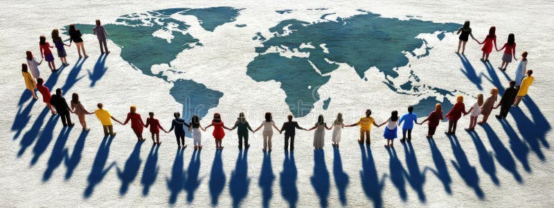 Human Connection, Highlighting an NGO Mission, Blending Symbolism of ...