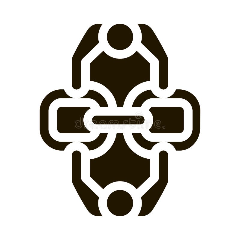 Human connection symbol stock vector. Illustration of icon - 108827125