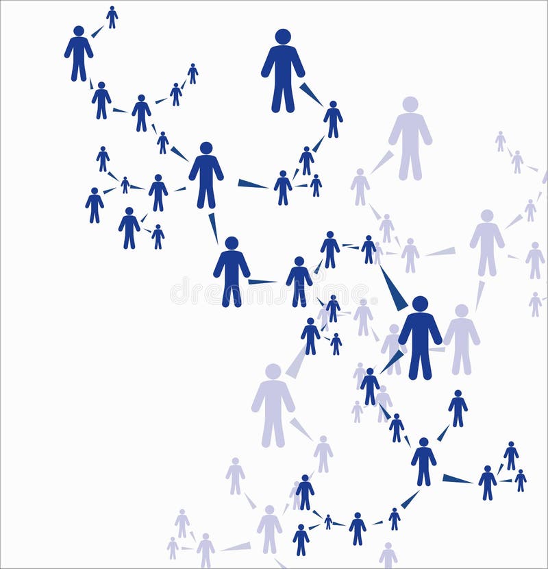 Human connection stock vector. Illustration of business - 34865239