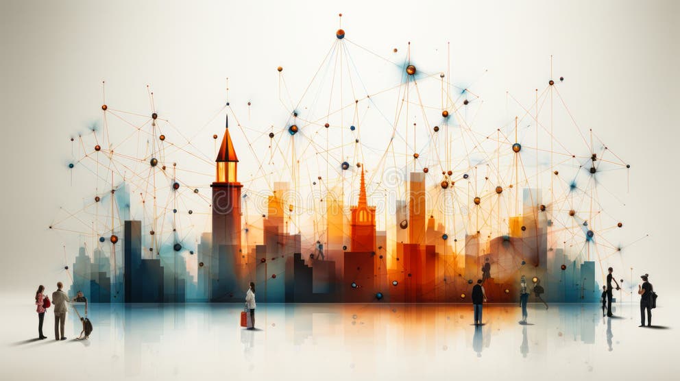 Interlinked People Stock Illustrations – 58 Interlinked People Stock ...