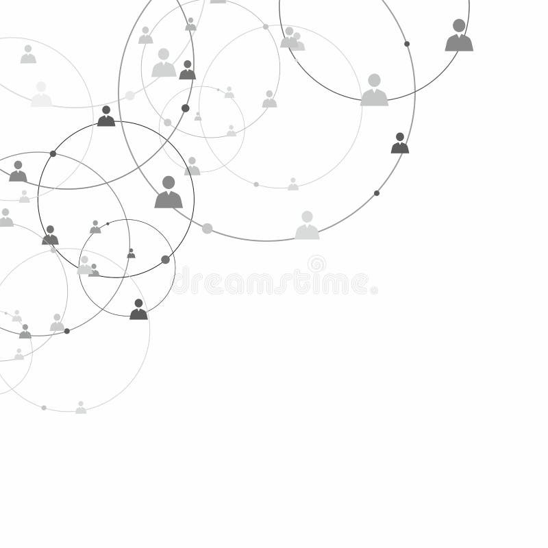 Human Connections stock vector. Illustration of communication - 43929706