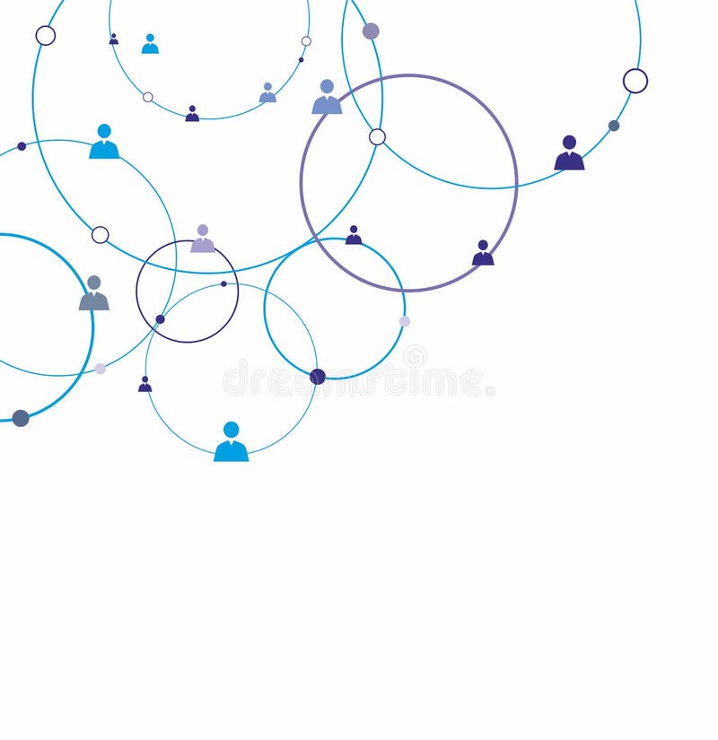 Human Connections stock vector. Illustration of group - 43929756