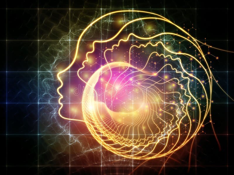 Human Consciousness Expanded Stock Illustration - Illustration of ...