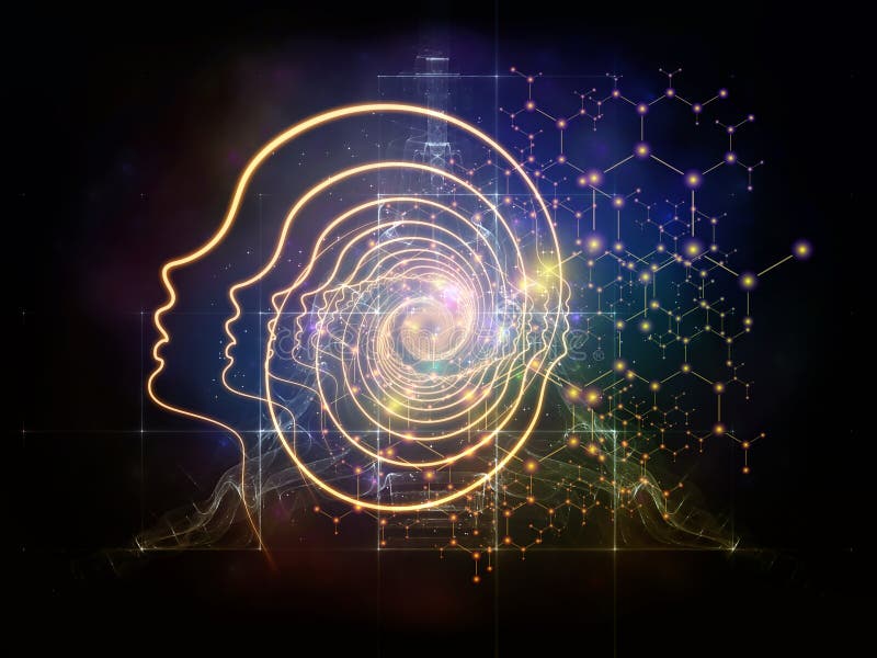 Human Consciousness Expanded Stock Illustration - Illustration of ...