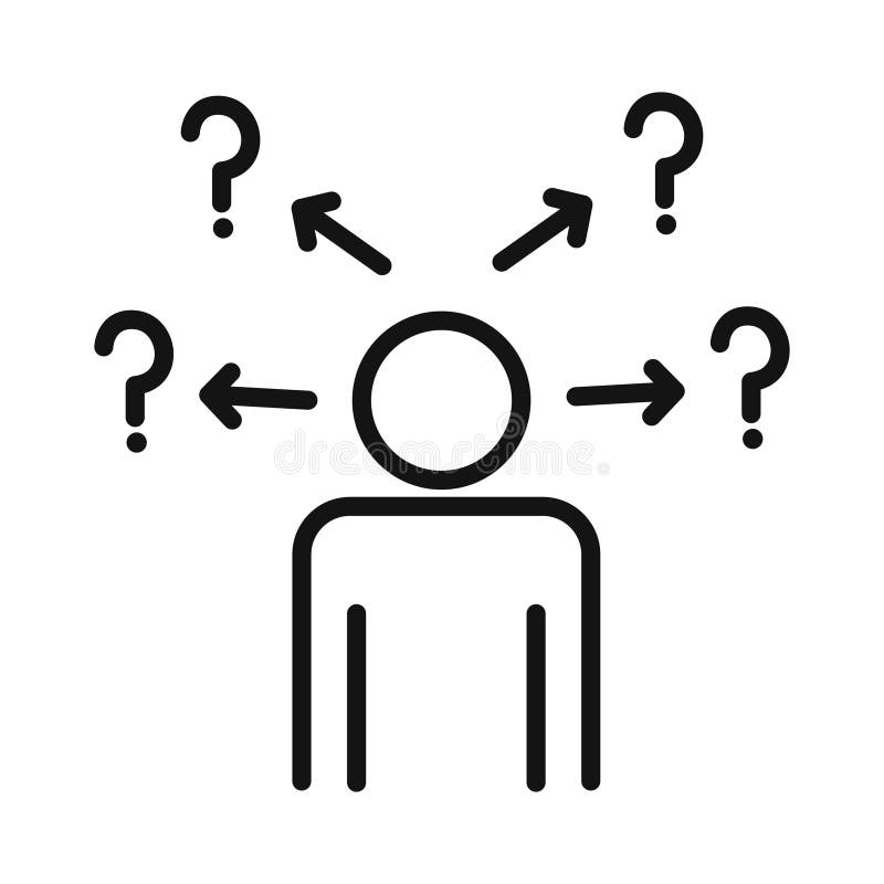 Curiosity Icon Head Black Stock Illustrations – 237 Curiosity Icon Head ...