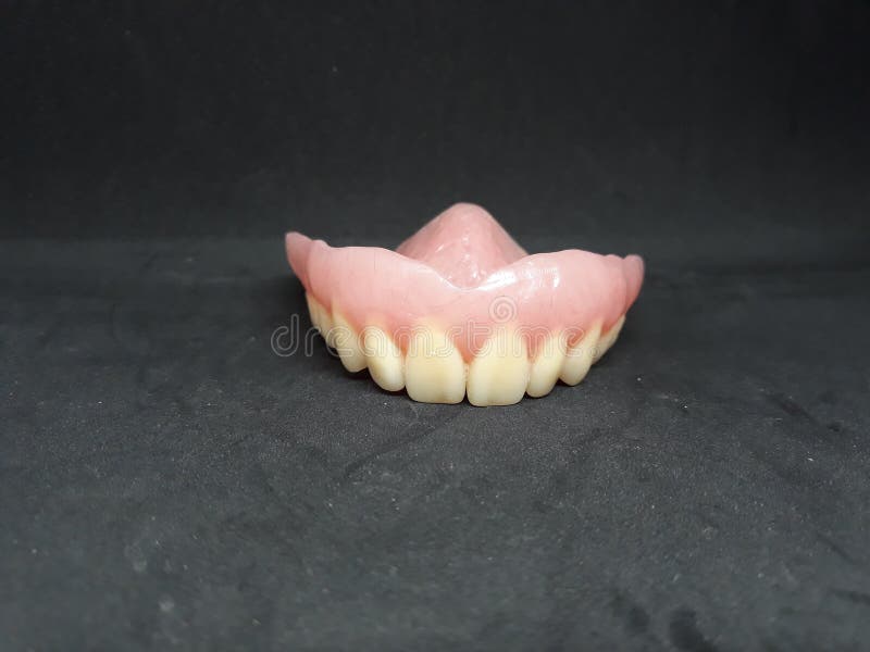 Human Denture Out of the Mouth Stock Photo - Image of real, denture ...