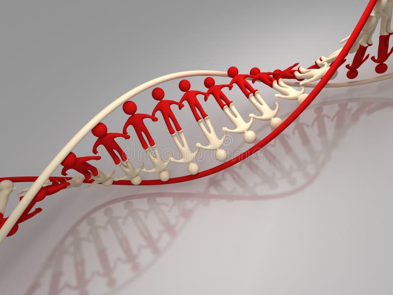 Human DNA stock illustration. Illustration of biochemistry - 29497371