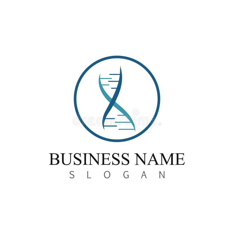 Human DNA element logo stock vector. Illustration of structure - 267621486