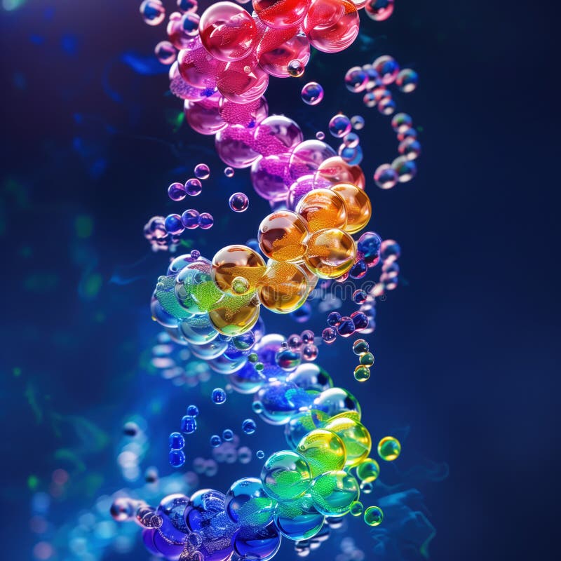 Human DNA, the Genetic Code. Medically Concept Illustration Stock ...