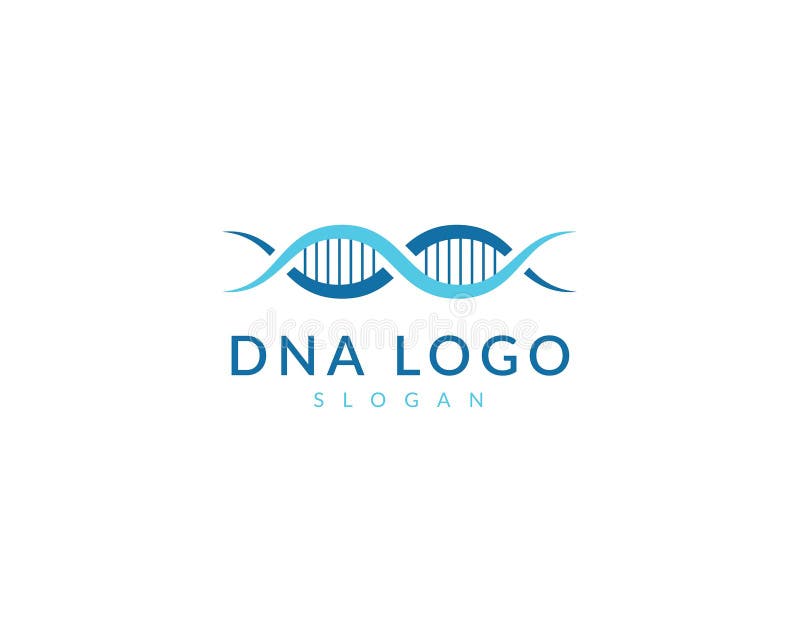 Human DNA Icon Logo Vector and Editable Stock Vector - Illustration of ...