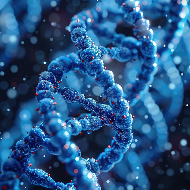 Human DNA Structure Double Helix. Created with Generative AI Stock ...