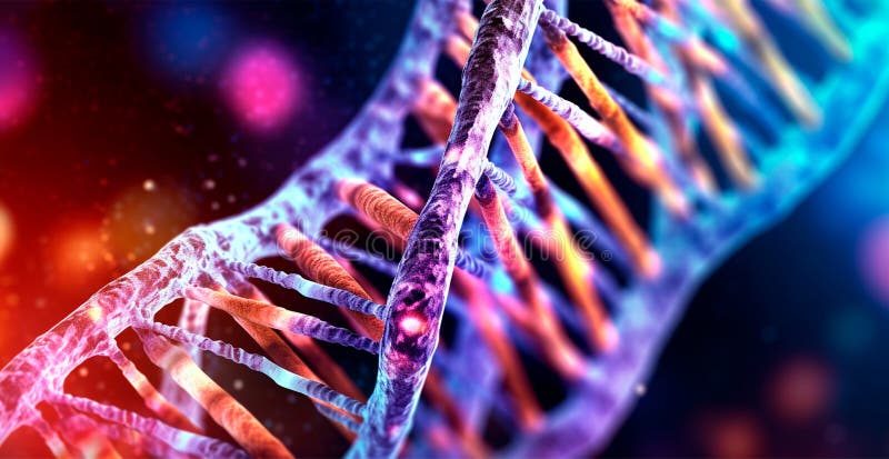 Human DNA Structure, Spiral, Medical Concept - AI Generated Image Stock ...