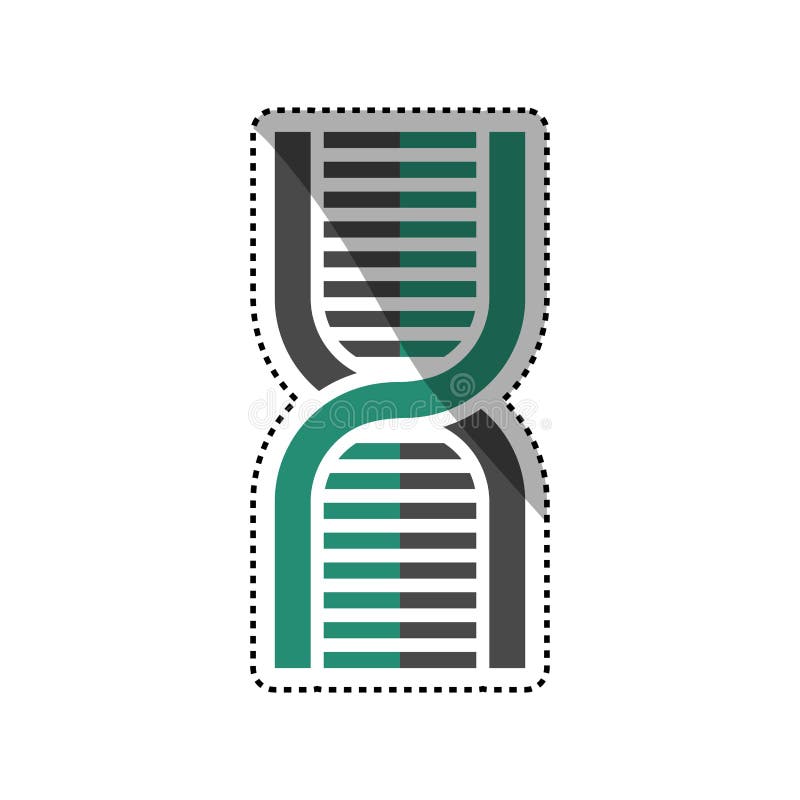 Human dna symbol stock illustration. Illustration of evolution - 86419230