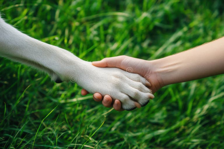 Human and Dog Connection stock photo. Image of loyalty - 359641094