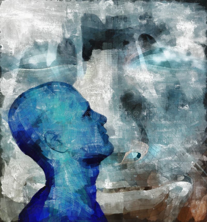 Droid stock illustration. Illustration of future, lunar - 146858058