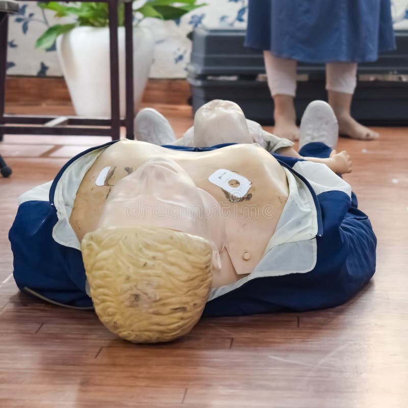Human Dummy Lies on the Floor during First Aid Training ... Human Dummy Lies on the Floor during First Aid Training ...