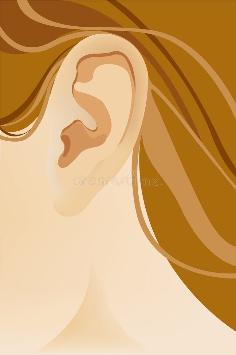 Human Ear Silhouette Stock Illustrations – 3,231 Human Ear Silhouette ...