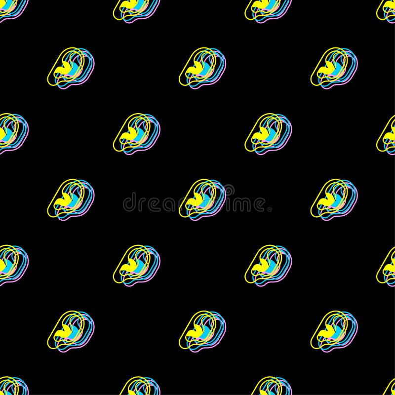 Human Ear Pattern Stock Illustrations – 906 Human Ear Pattern Stock ...