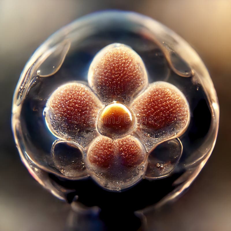 Human embryo, illustration stock illustration. Illustration of cell ...