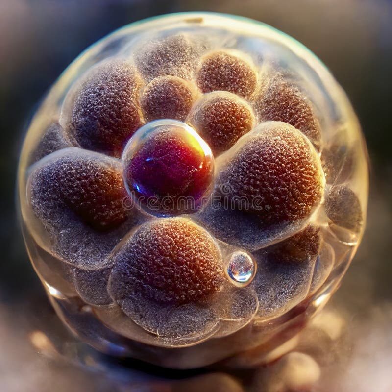 Human embryo, illustration stock illustration. Illustration of cell ...