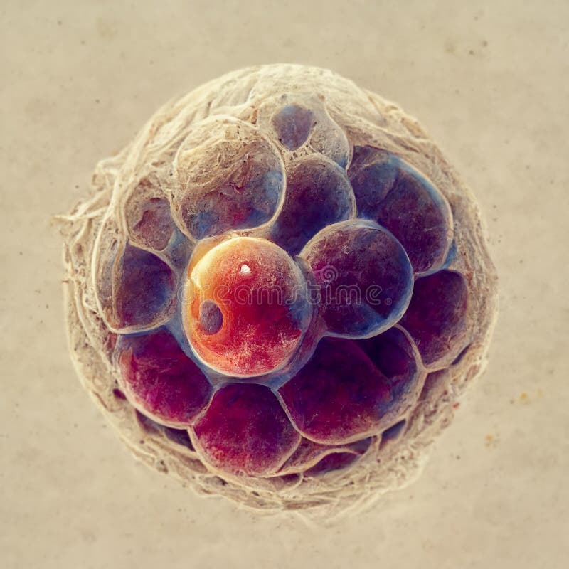 Human embryo, illustration stock illustration. Illustration of biology ...
