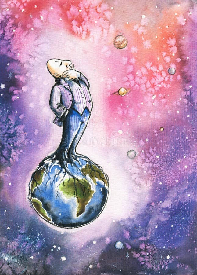 Human on Earth stock illustration. Illustration of environment - 22277421