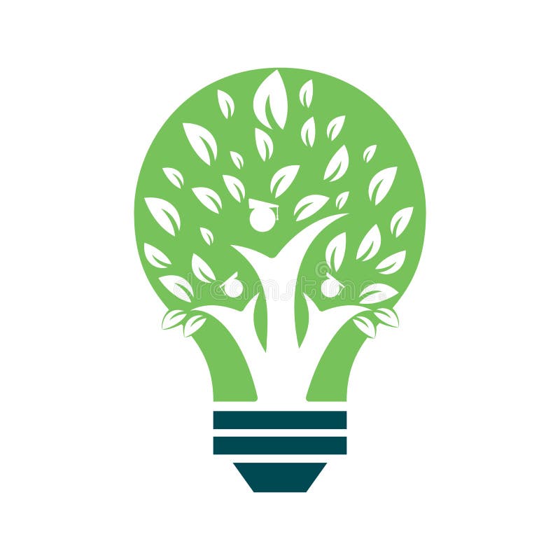 Human Education Tree Concept Logo Design Template. Stock Vector ...