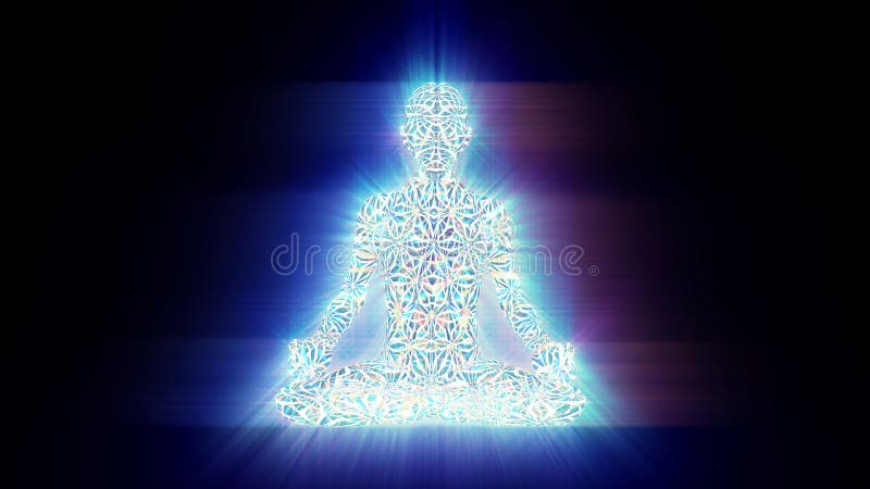 Chakra System of Human Energy Torus Fields Stock Illustration ...