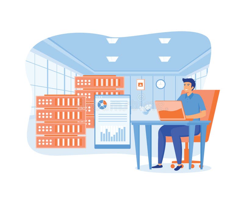 Human Engineers Maintain Server Rooms and Control Hardware Performance ...