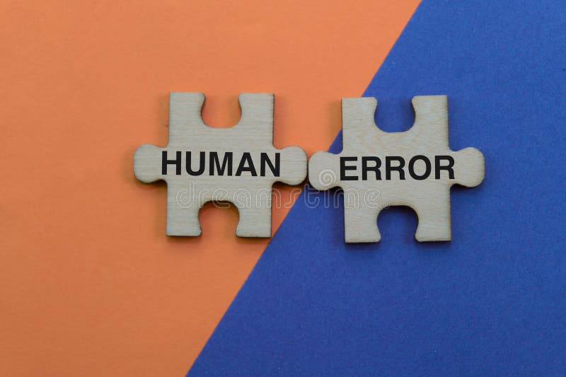 Human Error Puzzle stock photo. Image of misstep, cognition - 331621274