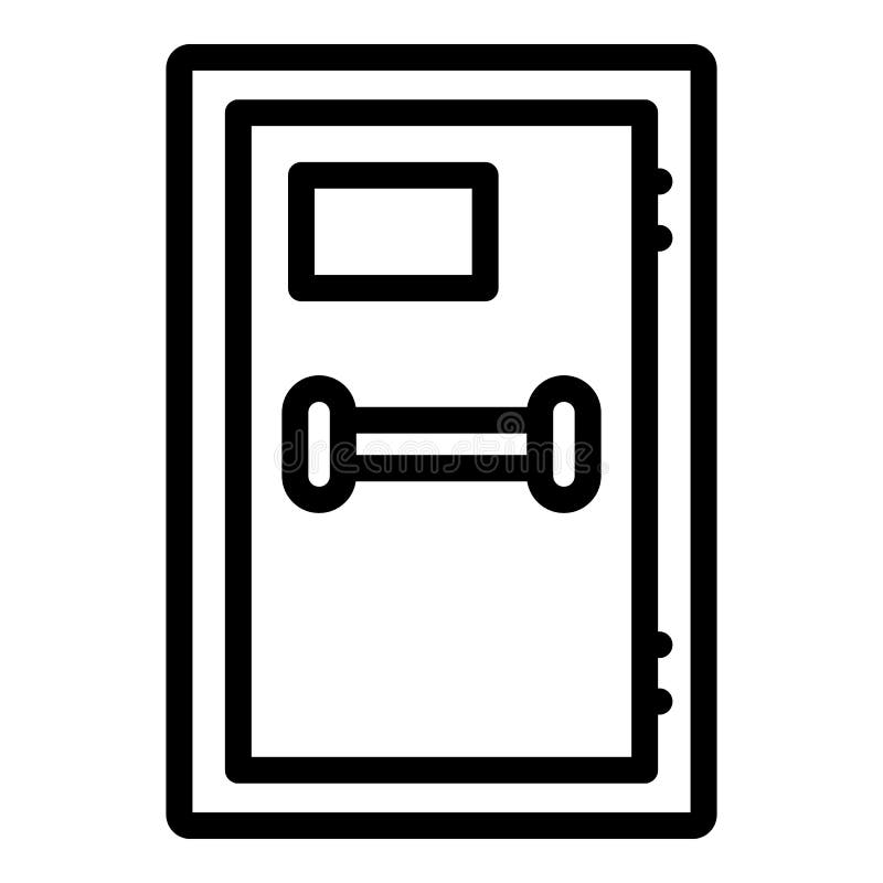 Exit Door Interface Icon Color Outline Vector Stock Illustration ...