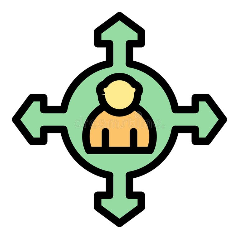 Human Evolution Icon Vector Flat Stock Vector - Illustration of ...