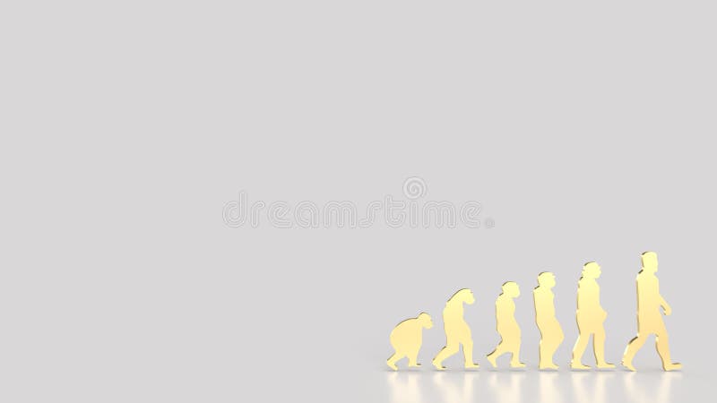 The Human Evolution Image for Education or Sci Concept AI Generated ...