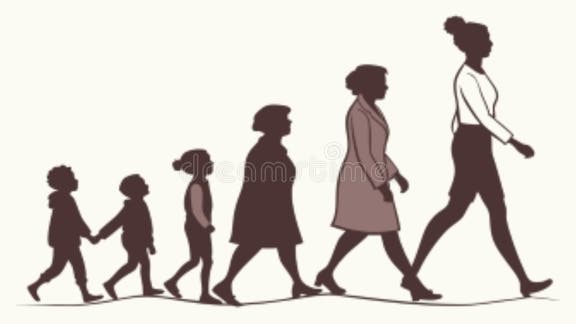 Human Evolution Progression, Development and Growth, Vector Design ...