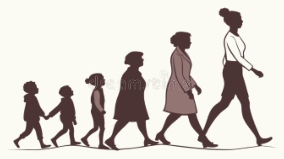 Human Evolution Progression, Development and Growth, Vector Design ...