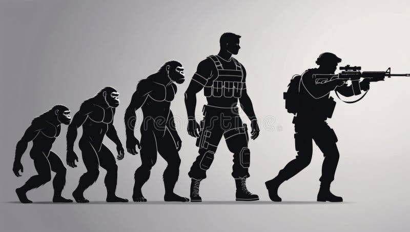 Human Evolution and Warfare: from Ape To Soldier, a Visual ...