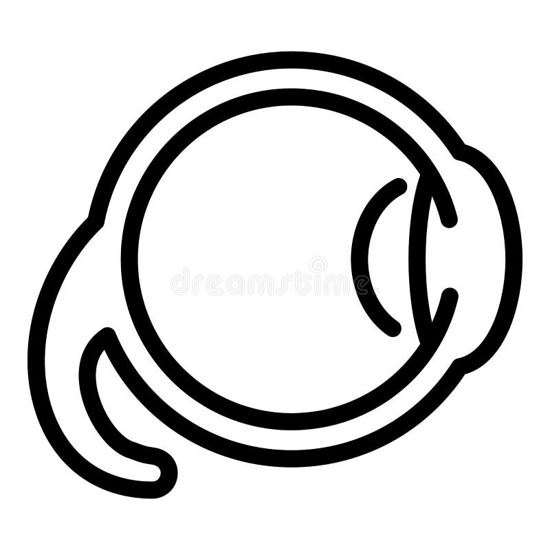 Human Eye Ball Icon, Outline Style Stock Vector - Illustration of ... Human Eye Ball Icon, Outline Style Stock Vector - Illustration of ...