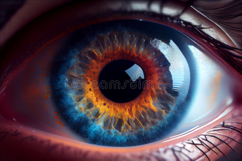 Human Eye Close Up. AI Generated Stock Image - Image of makeup, beauty ...